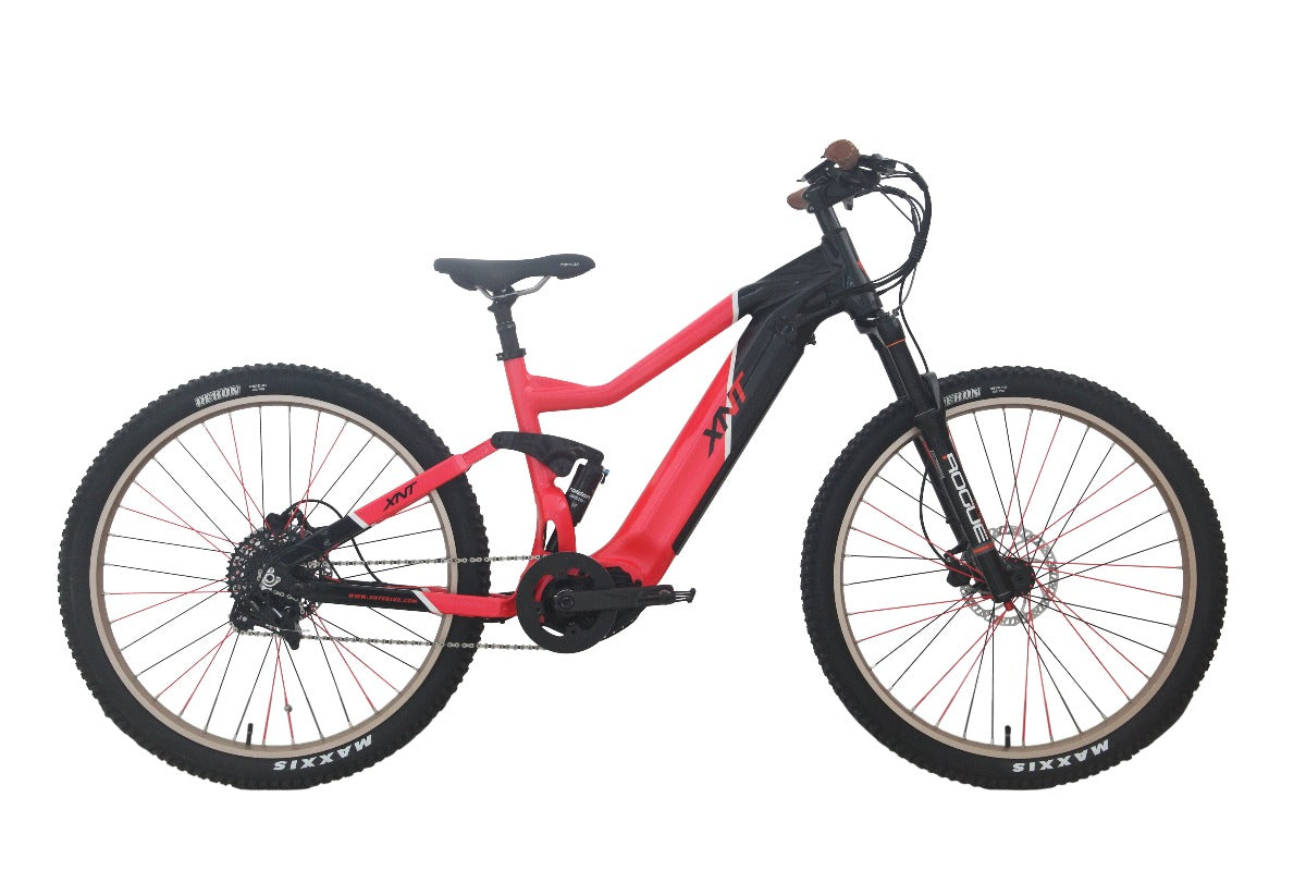 XNT 750W Full Suspension Electric Mountain Bike